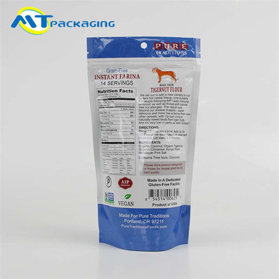 Stand Up Design Custom Printed Resealable Food Bags With Strong Sealing