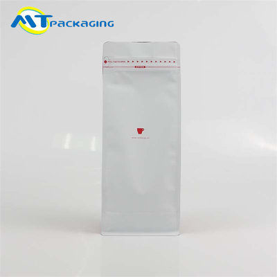 Eight-side coffee packing bag self-sealing custom printing with zipper