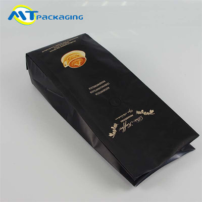 1KG Large Capacity Side Gusset Pouch With Valve Customized Printed Logo