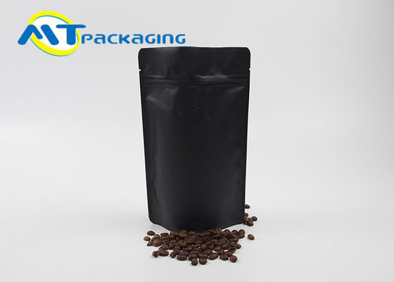 Multi Color Stand Up Coffee Bags Customized Logo With 150x230x90 MM Size