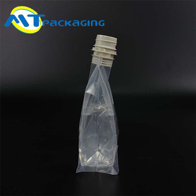 Stand up transparent laminated aluminum flat bottom Pouch  for honey