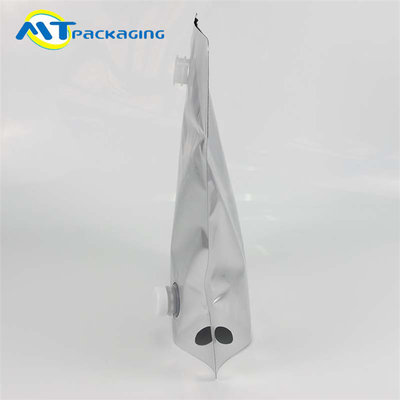 Self Supporting Silver k Foil Bag Pouches For Snack Food Nuts Packing