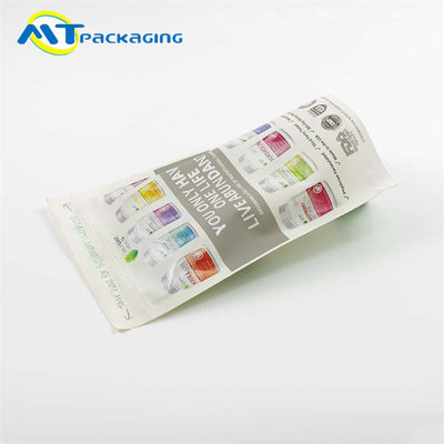Beautiful Pattern Stand Up Gusseted Pouch Customized Thickness 10 Colors