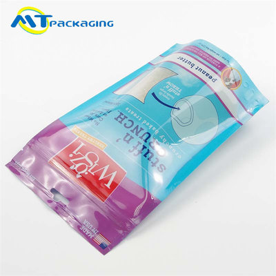 Zipper Top Pet Food Packaging Bags Fresh Keeping For Peanut Butter Packaging