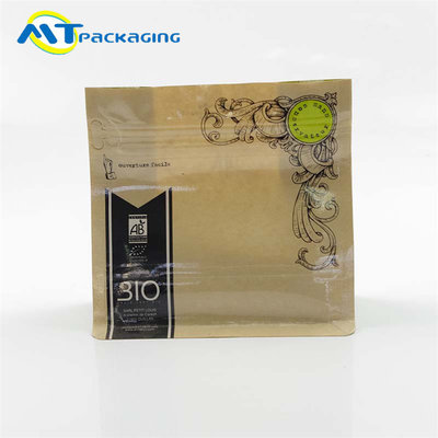 Customized color plasticflat bottom pouch for food with window