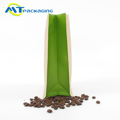 Eight Side Flat Bottom Pouch With Zipper Self Sealing Custom Printing