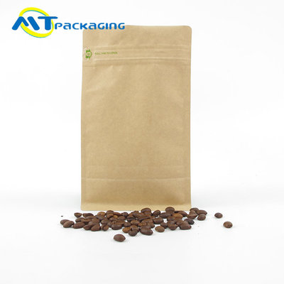 Eight Side Flat Bottom Pouch With Zipper Self Sealing Custom Printing