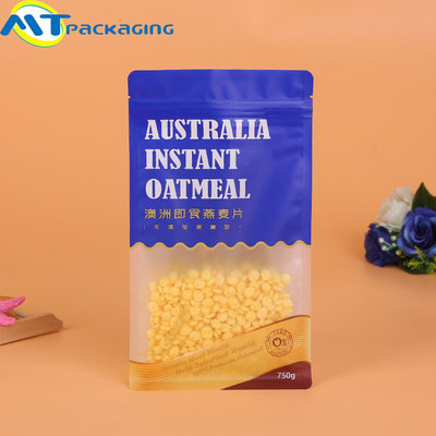 k Plastic Flat Bottom Pouch With Valve Strong Sealing For Snack