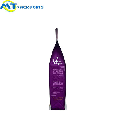 Laminated Material Flat Bottom Pouch Accept Customized Logo Color Optional