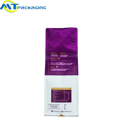 Laminated Material Flat Bottom Pouch Accept Customized Logo Color Optional