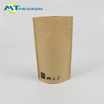 Coffee Biodegradable Food Packaging Bags With Customized Logo Printing