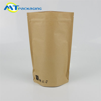 Coffee Biodegradable Food Packaging Bags With Customized Logo Printing
