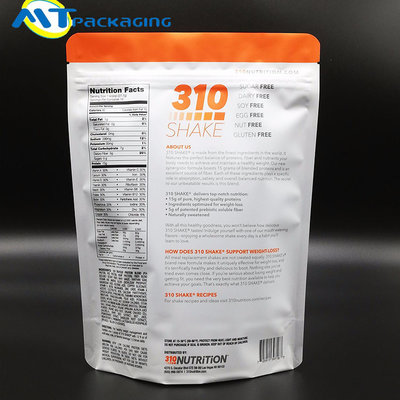 Laminated Material Zipper Snack Packaging Bags Heat Seal Gravure Printing