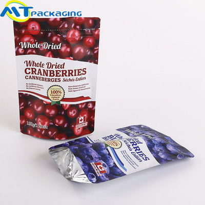 Customized Colorful Printing Snack Packaging Bags Laminated Material With Zipper