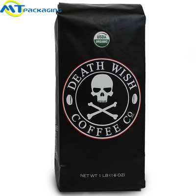 Moisture Proof Sealed Coffee Bags Laminated Material With Large Capacity
