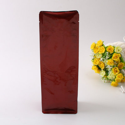 Laminated Aluminum Foil k Bag Matte Surface With Zipper And Valve