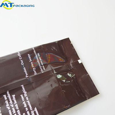 Moisture Proof Custom Coffee Bags , 1000G Back Seal Aluminum Foil Bag