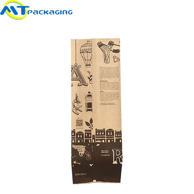 Reusable Back Seal Side Gusset Pouch , Large Capacity Stand Up Coffee Bags