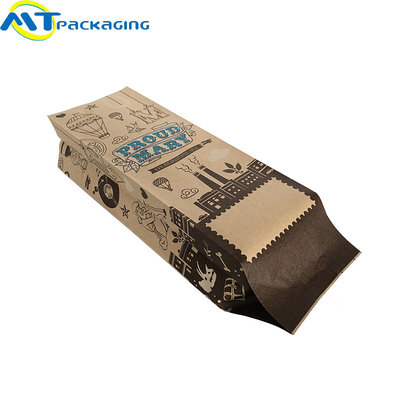 Reusable Back Seal Side Gusset Pouch , Large Capacity Stand Up Coffee Bags