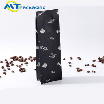 Auminum Foil Plastic Side Gusset Coffee Packaging Bags Customized Size Moisture Proof