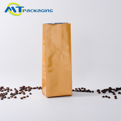 Gravure Printing Side Gusset Pouch Customized Material For Coffee ISO9001