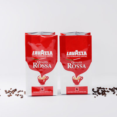 Moisture Proof Custom Coffee Bags , 1000G Quad Seal Aluminum Foil Bag Customized Logo