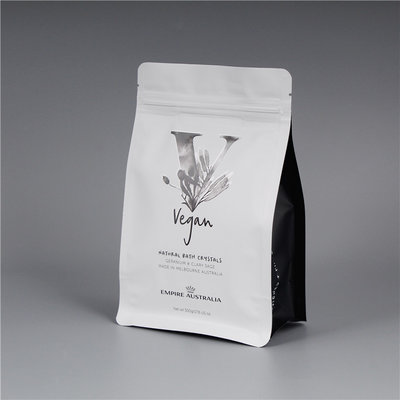 Waterproof Flat Bottom Pouch Convenient Storage Customized Thickness Gravure Printing
