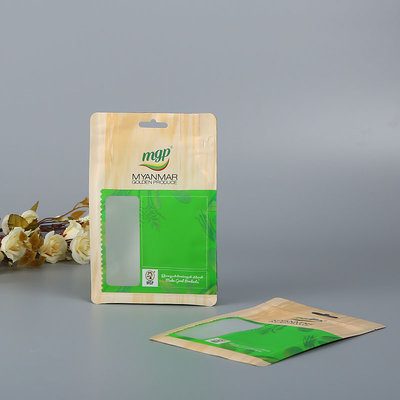 Waterproof Flat Bottom Plastic Bags Convenient Storage Customized Thickness