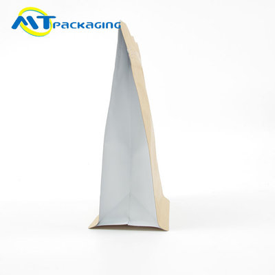 Gravure Printing Laminated Flat Bottom Pouch With Zipper 125*210*80mm