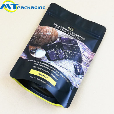 Heat Seal Stand Up Snack Food Packaging Bags Strong Sealing For Nuts