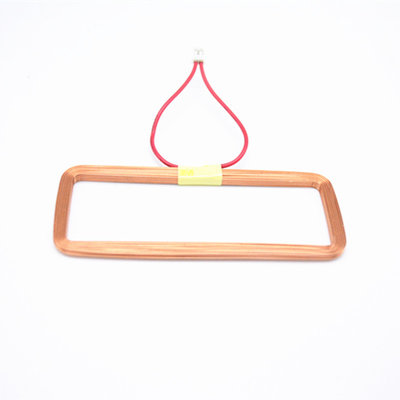 Custom  Air core coil RFID card tag coil Copper Rfid Antenna Coil With Lead Wire