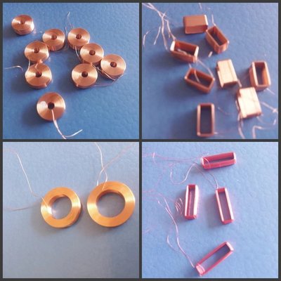 custom Insulated Flat Inductor Coil in Sensor Mirror oval coil multi-coil Self-Supporting Coils flat wire coil toy coil