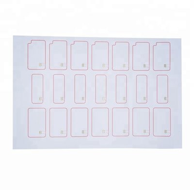 Custom RFID smart card inlay chip cob with copper coil antenna contactless card prelam pvc inlay