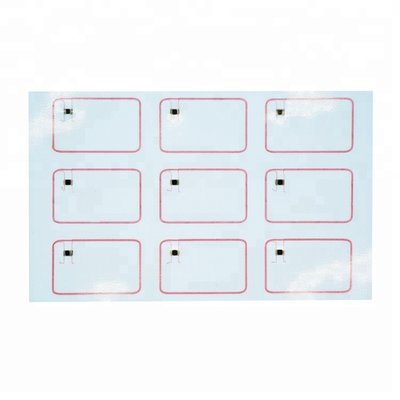 Custom RFID smart card inlay chip cob with copper coil antenna contactless card prelam pvc inlay