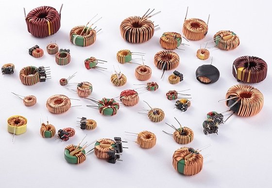 Custom sendust magnetic core toroidal inductor/common mode choke coil/flat common mode inductor/line filter choke