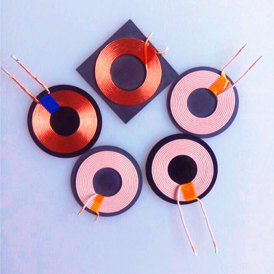 Custom wireless charging coil Air Core Induction Qi Receiver Coil silk covered wire For Mobile Phone