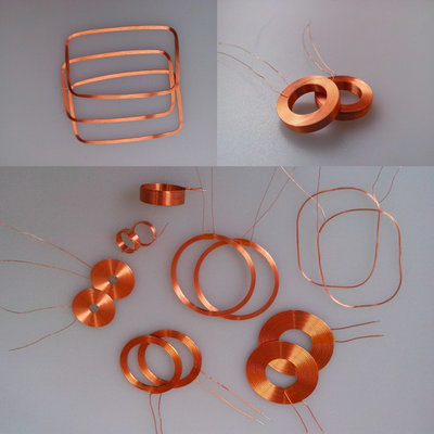 custom access control machine application self bonded Enameled copper air coil inductor coil