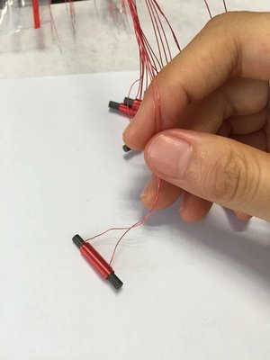 custom commercial tag coil animal ear tag coil rfid coil inductance coils self-bonded copper wire for Pigeon foot ring