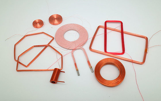 Custom RFID coil transmitter coil 433 MHz (UHF) for Defense applications, with active tags