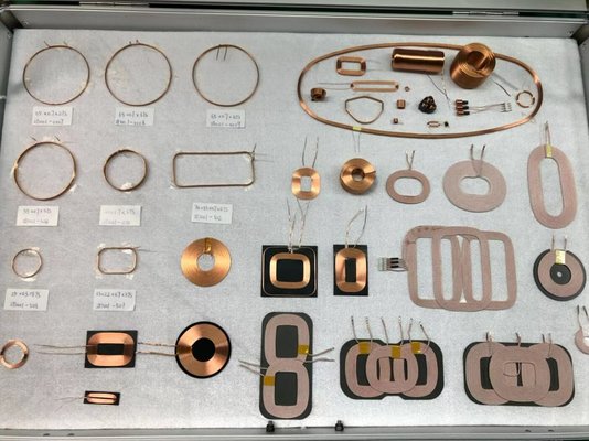 Custom pancake coil receiver coil transmitter coil LED coil DC coil electronic coils alpha coil copper litz wire