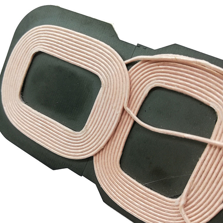 Custom dual coil Litz Wire Winding Coil Inductor Qi 2 Coil Charging Induction for Mobile Charger