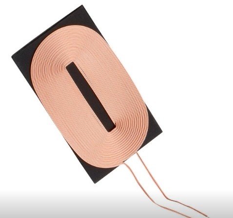 Supply wireless charging coil 1 Coil, 1 Layer 7.5µH  Receiver coil 340 mOhm RX1 /1.55A