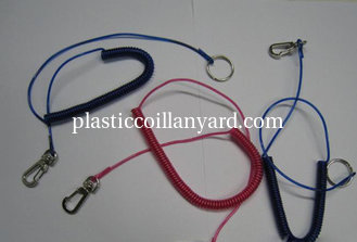 China Customized colors fly fishing accessory fishing net cord and lanyard coil spring strings supplier