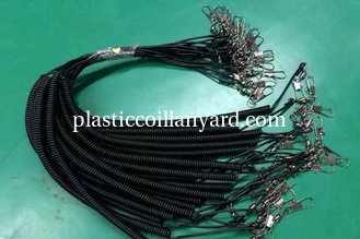 China Japan popular fishing kayaks boats 3m wire coil lanyard for rod good cheap rod leash supplier