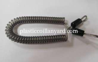 China Old and popular style tether coil cord high quality coil tool retractable lanyard for safe supplier