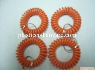 China Stretchable elastic coil spiral hand wrist band Key telephone Ring Chain anti-lost coil supplier