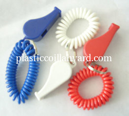 China Stretchable Wrist Coil with Promotional Whistle Comb supplier