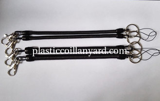 China Standard Black Long Strength Stopdrop Tooling Used in Supermarkets Stores Expander Coil Strap Chains supplier