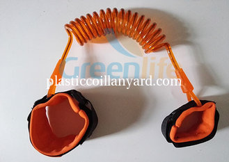 China New Fashion Economical Baby Toddler Anti Lost Leash Safety Velcro Wrist Link Hot Orange Color supplier