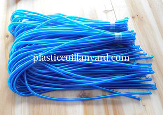 China Fly Fishing Rod Lanyard Leash No Hardware Semi-finished Blue Long Spring String supplier